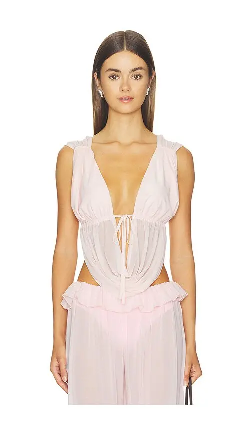Majorelle Brynn Top In . Also - Pink