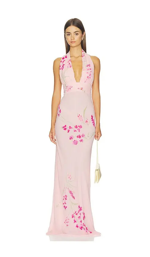 LOVERS AND FRIENDS Ellison Gown In . Also - Pink