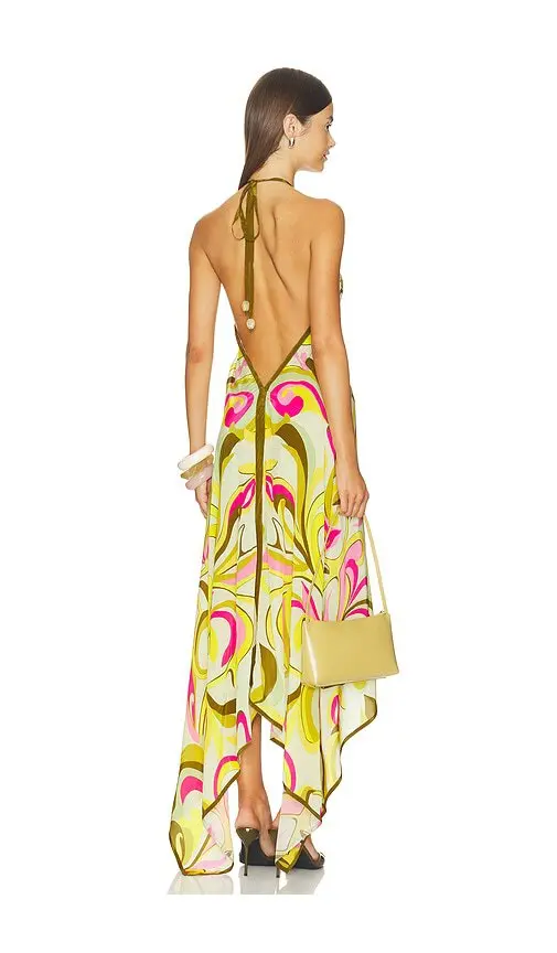 Rococo Sand High-low Handkerchief Dress In . Also