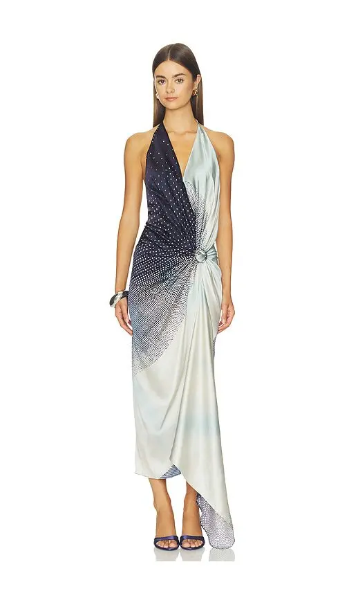 Silvia Tcherassi Abril Dress In . Also - Blue