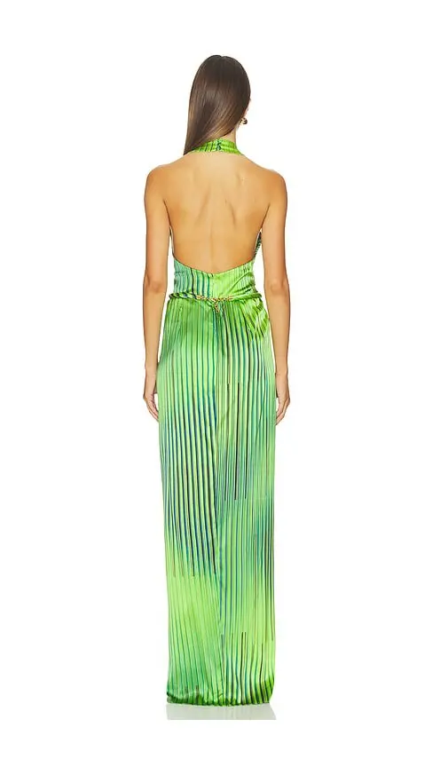 Silvia Tcherassi Halterneck Maxi Dress