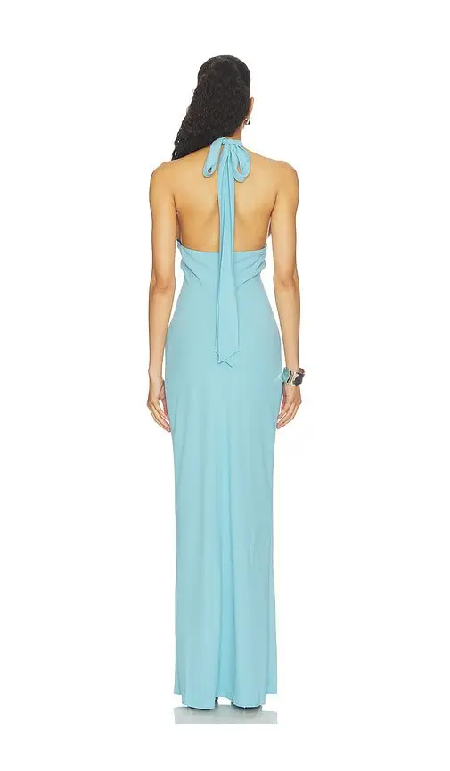 Amanda Uprichard Samara Maxi Dress - Blue