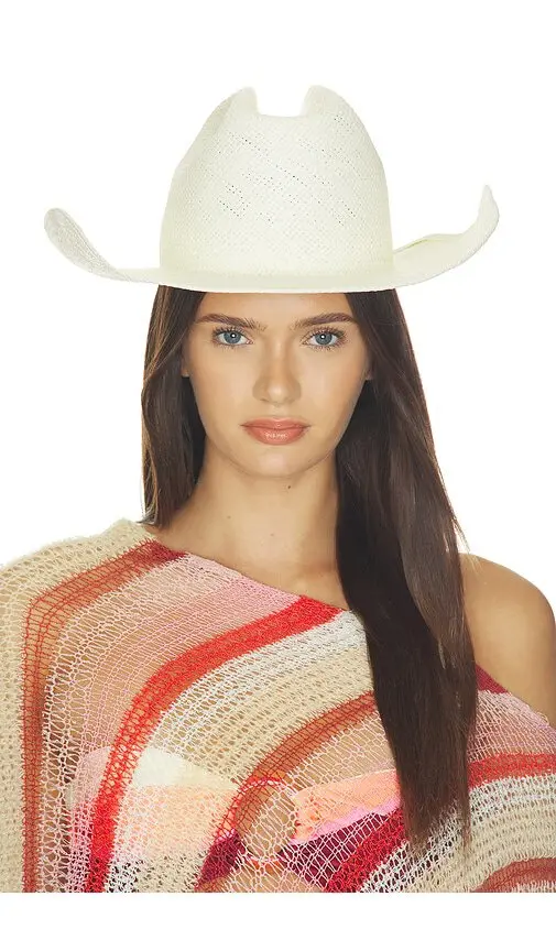 Gigi Pip Carter Cowboy Hat - White