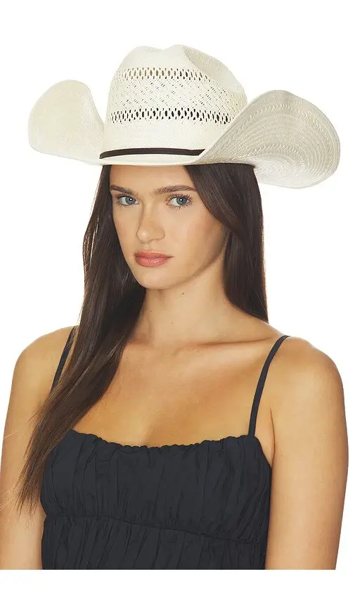 Gigi Pip Oakley Cowboy Hat - Ivory