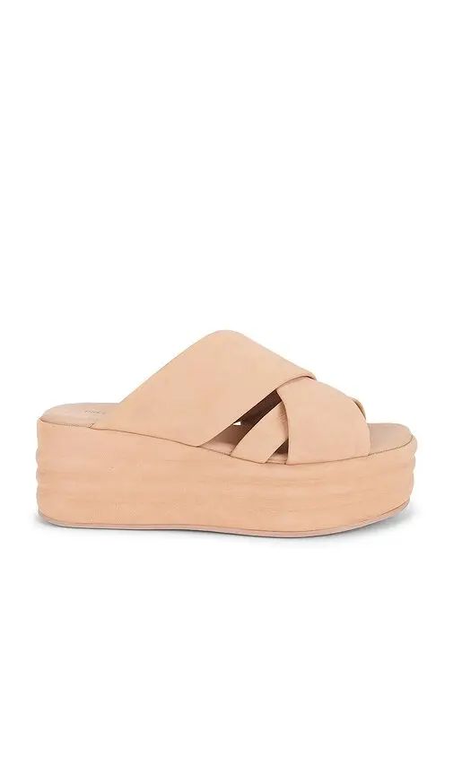 Free People Wanderbay Flatform Sandal In . Also - Rose