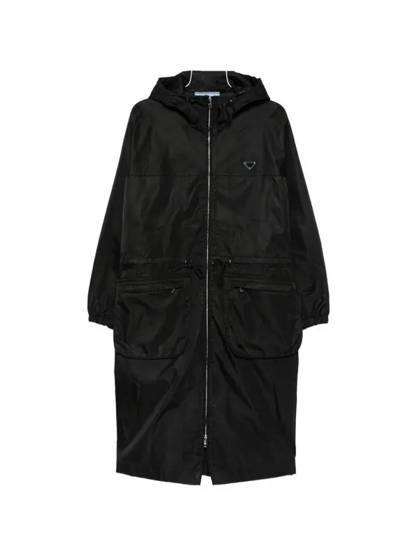 Prada Re-nylon Raincoat - Black