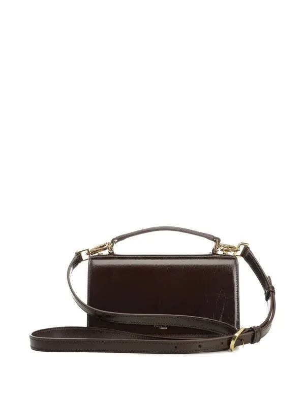 GOLDEN GOOSE Venezia Small Leather Handbag - Brown