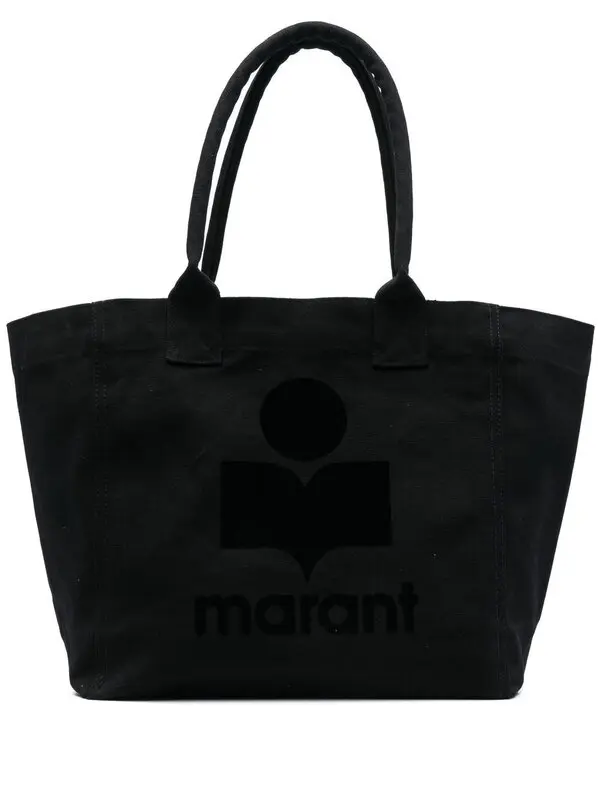 Isabel Marant Étoile Yenky Small Cotton Tote - Black