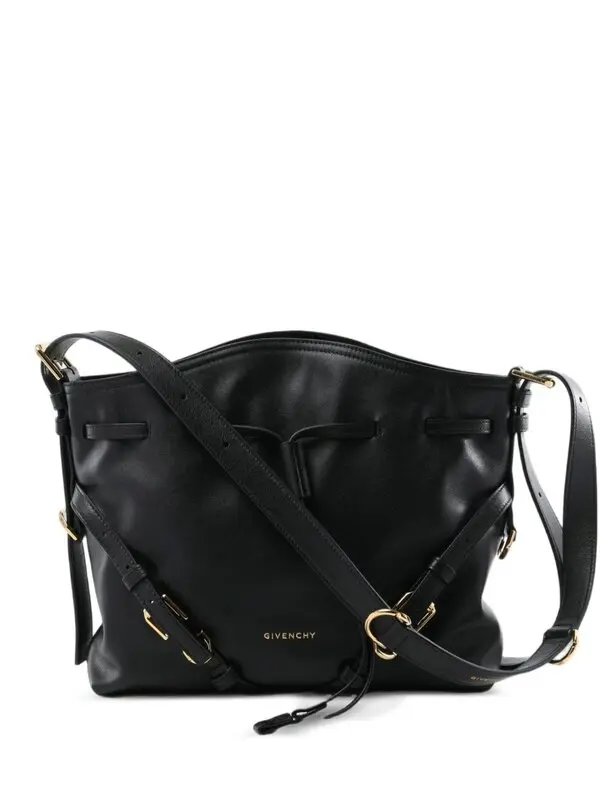 Givenchy Voyou Small Leather Bucket Bag - Black