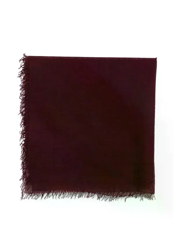 Faliero Sarti Lolly M Frayed Scarf - Red