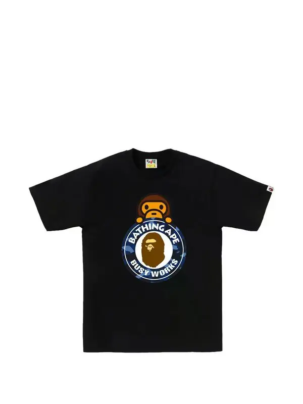 A BATHING APE Milo Busy Works T-shirt - Black