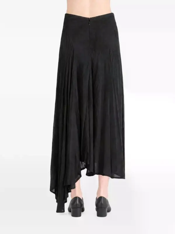 MARC LE BIHAN Asymmetric Flared Maxi Skirt