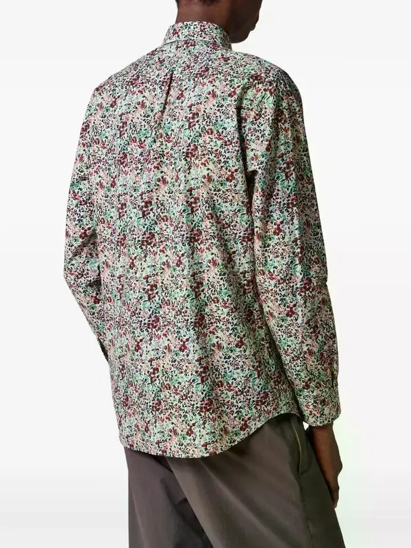 Paul Smith Slim-fit Multicolour Ditsy Floral Print Shirt