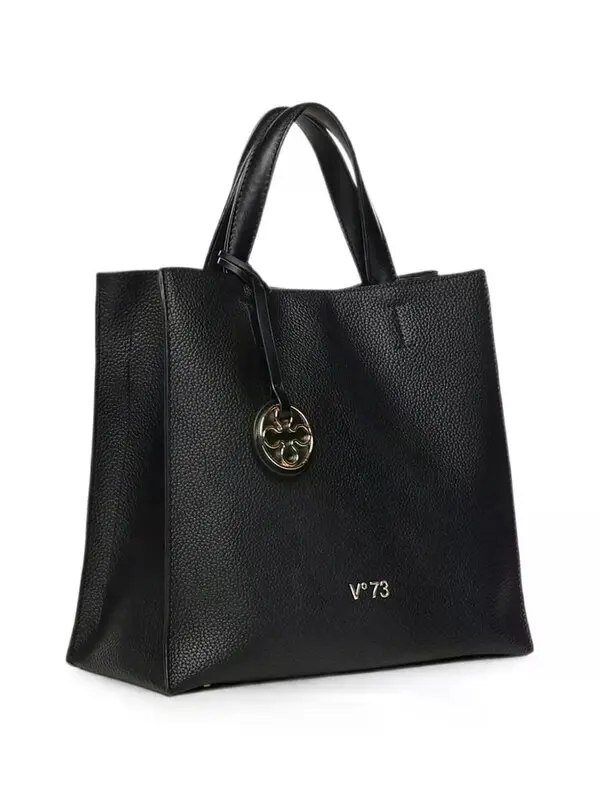 V°73 Logo-plaque Pebbled Shoulder Bag