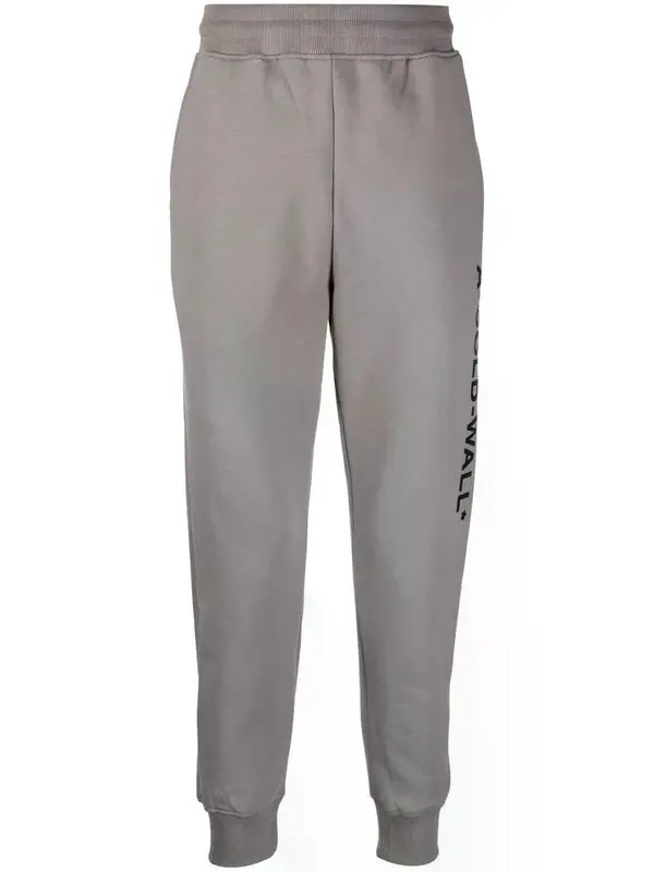 A-COLD-WALL* Logo-print Cotton Track Pants - Grey