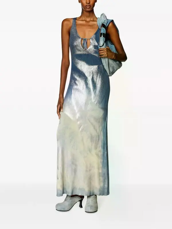 DIESEL® M-idelle Ribbed-knit Maxi Dress