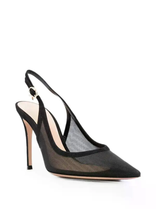 GIANVITO ROSSI Pointed-toe Slingback Pumps