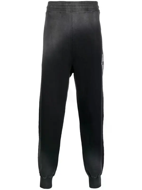 A-COLD-WALL* Logo-print Gradient-effect Track Pants - Black