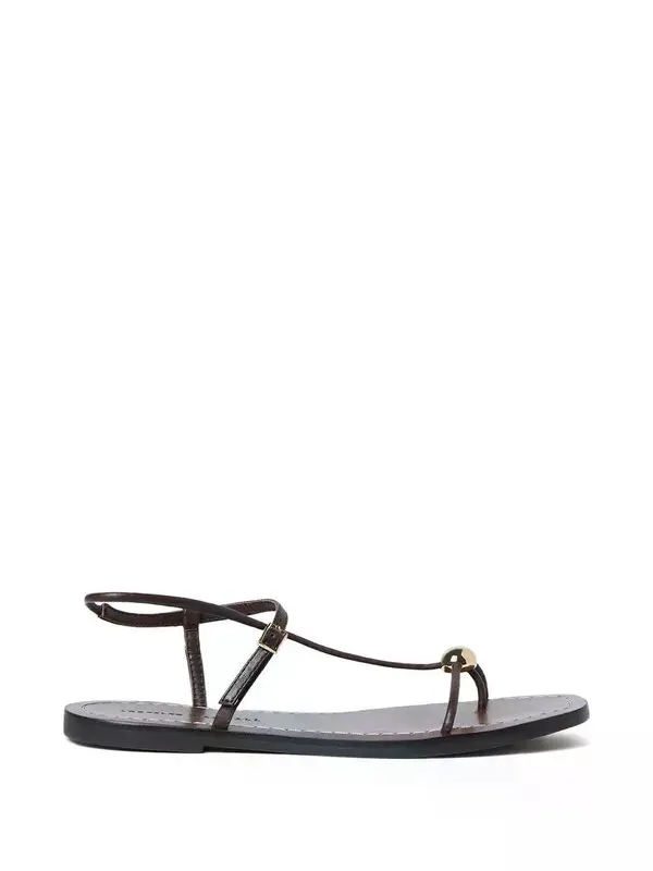LOEFFLER RANDALL Lara Ornamented Strappy Sandals - Brown