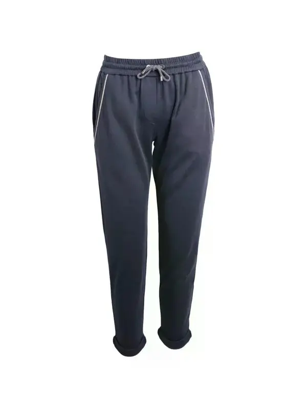 Brunello Cucinelli Monili-trim Drawstring Track Pants