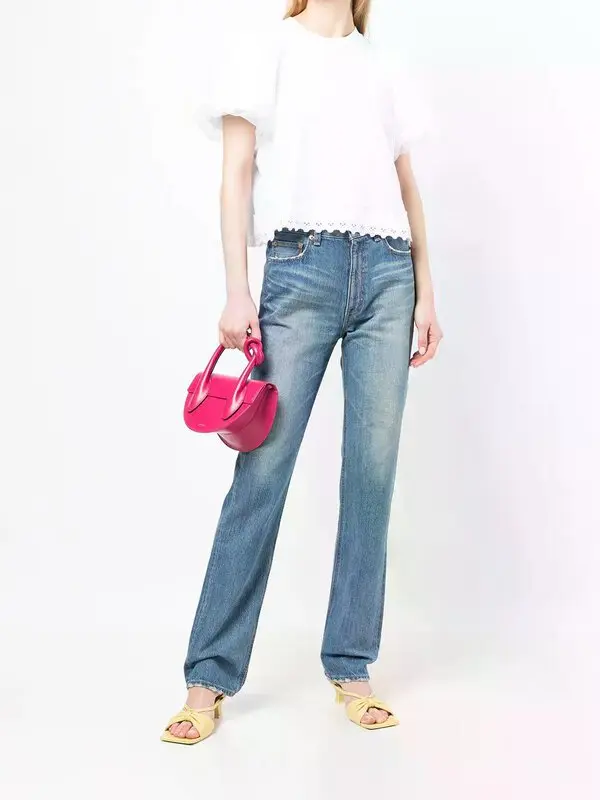 TU ES MON TRESOR Labradorite Straight-leg Jeans