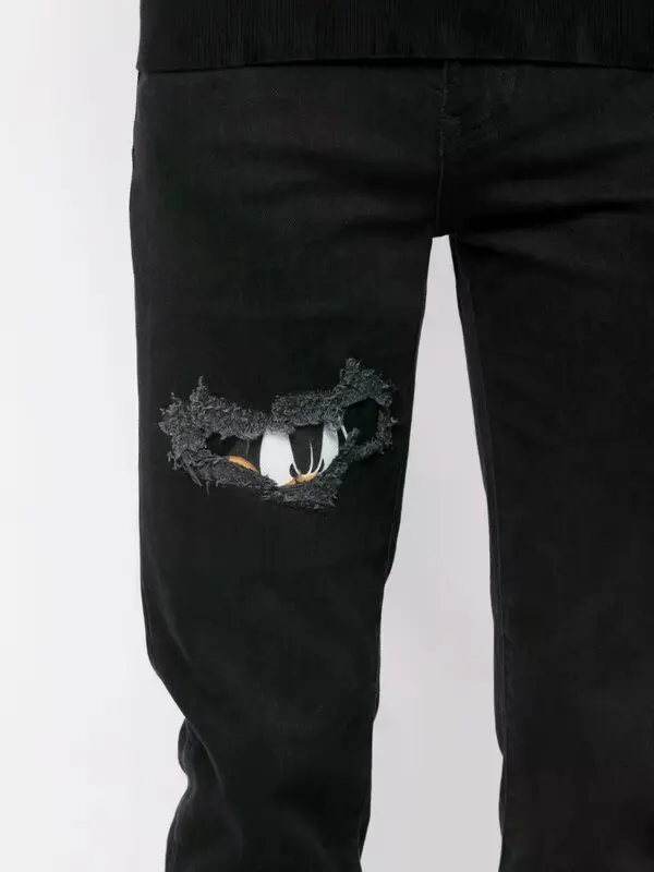 Iceberg X Looney Tunes Straight Leg Jeans