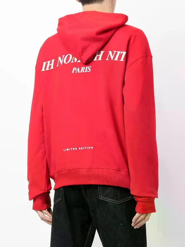 IH NOM UH NIT Graphic Print Drawstring Hoodie