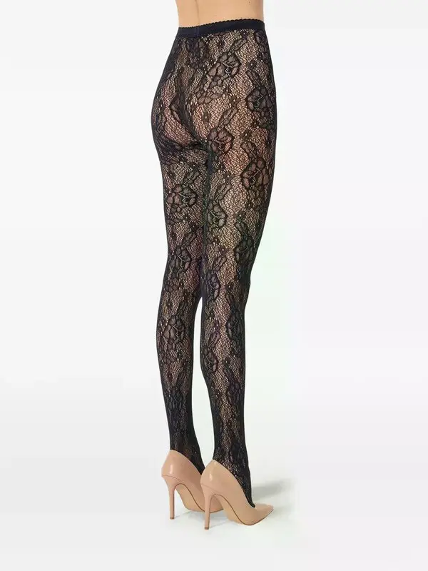 Wolford Floral Lace-mesh Tights