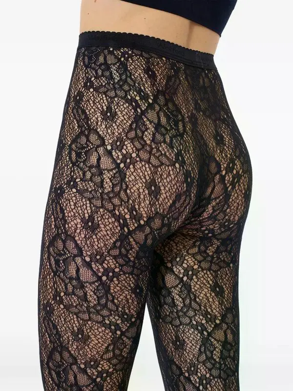 Wolford Floral Lace-mesh Tights