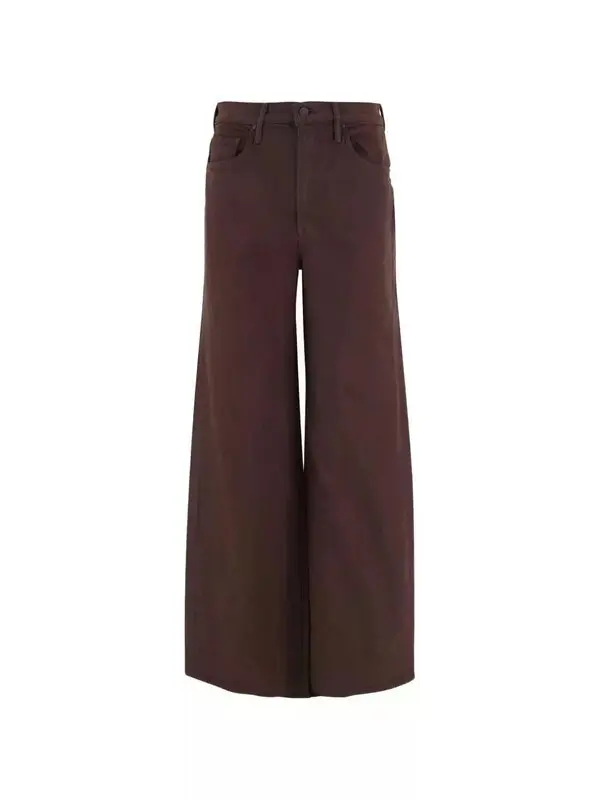 MOTHER Wide-leg Jeans - Brown