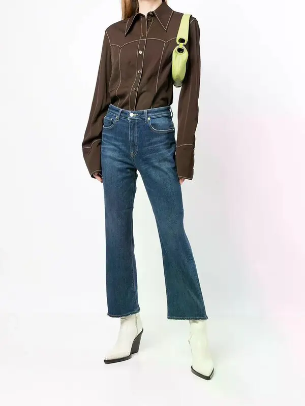TU ES MON TRESOR Peridot Wide-leg Jeans