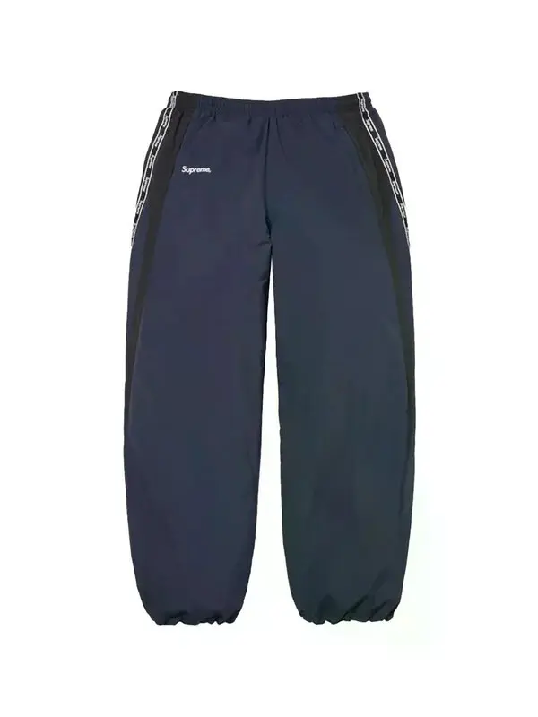 Supreme Logo-tape Track Pants - Blue