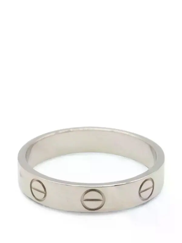 Cartier 2010s Mini Love Ring - Silver