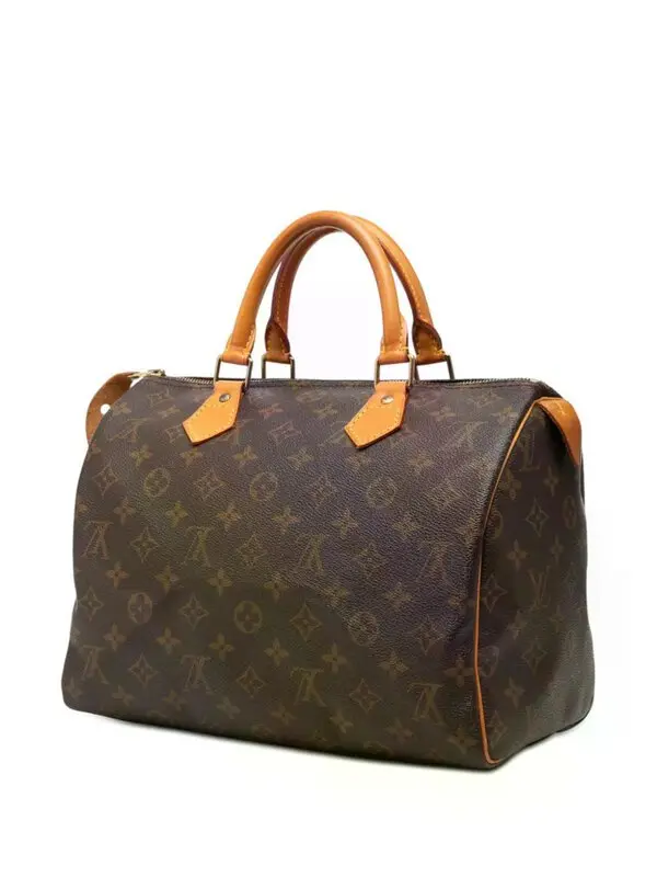 LOUIS VUITTON 1994 Monogram Speedy 30 Boston Bag - Brown