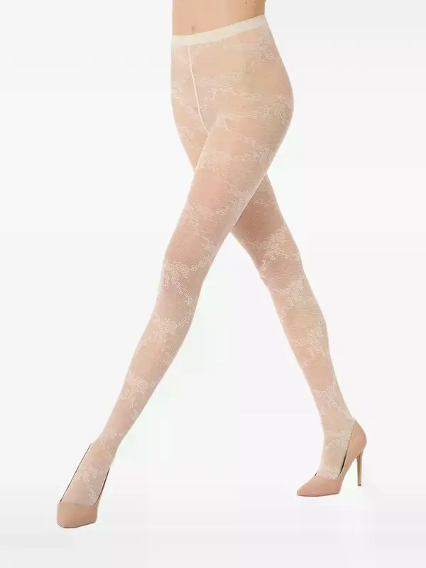 Wolford Floral Lace Tights