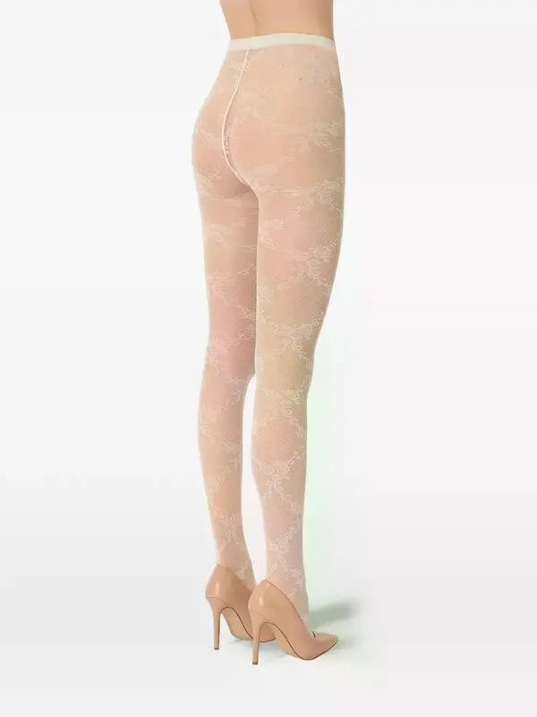Wolford Floral Lace Tights