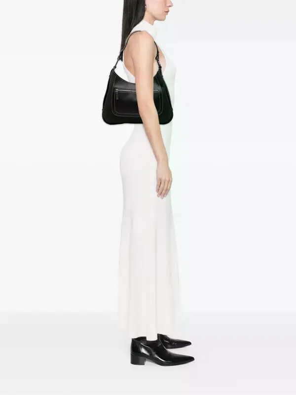 FERRAGAMO 2021 Canvas And Leather Shoulder Bag
