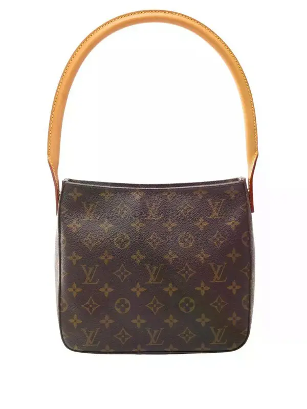 LOUIS VUITTON 2002 Monogram Looping Mm Shoulder Bag - Brown