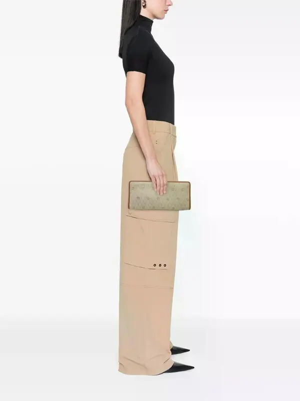 Dior 20th Century Honeycomb Coated Canvas Clutch Bag - Neutrals