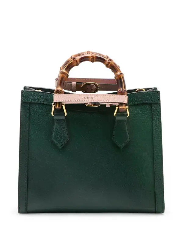 Gucci 2000-2015 Small Calfskin Bamboo Diana Satchel