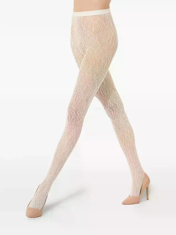 Wolford Lace-effect Tights