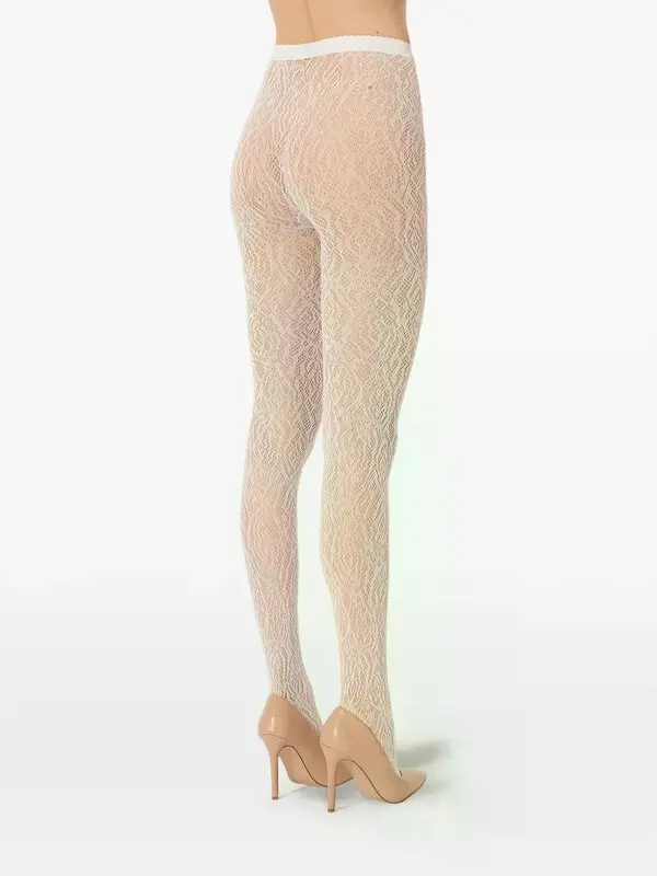 Wolford Lace-effect Tights