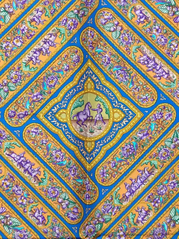 Hermès 20th Century Qalamdan Silk Scarf 90 Scarves