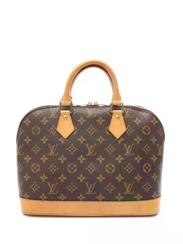LOUIS VUITTON 2001 Monogram Alma Pm Handbag - Brown