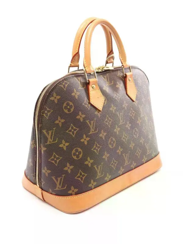 LOUIS VUITTON 2001 Monogram Alma Pm Handbag - Brown