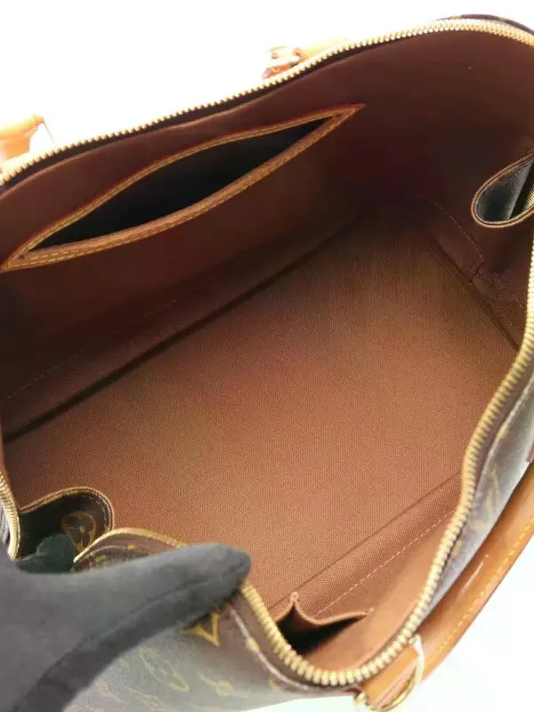 LOUIS VUITTON 2001 Monogram Alma Pm Handbag - Brown