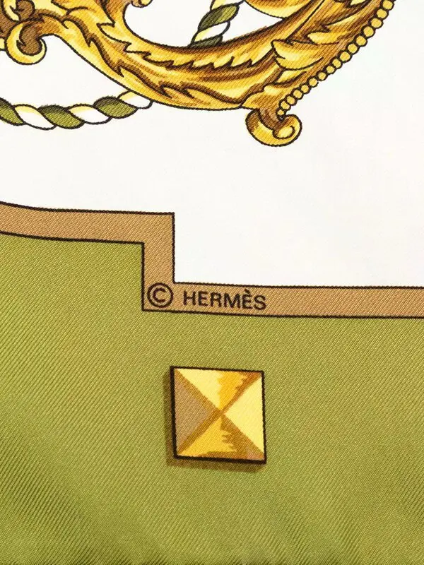 Hermès 20th Century Les Cles Silk Scarf 90 Scarves