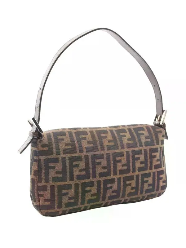 Fendi 20th Century Zucca Canvas Baguette Shoulder Bag