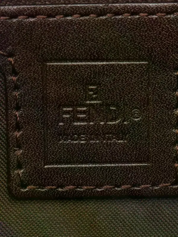 Fendi 20th Century Zucca Canvas Baguette Shoulder Bag