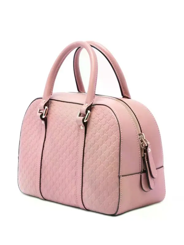 Gucci 2016-2026 Small Microguccissima Satchel - Pink